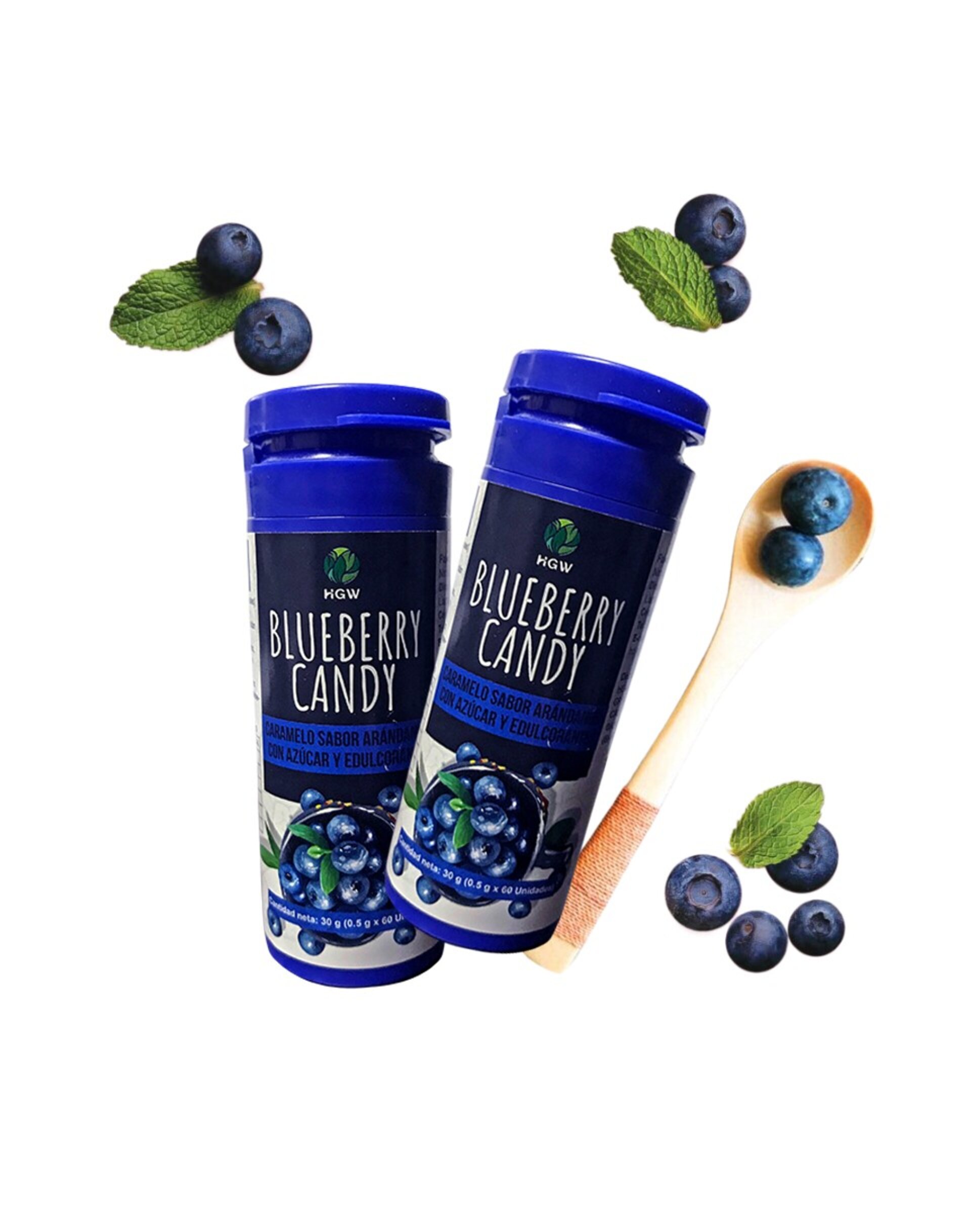 Blueberry Candy Caramelos de Arandanos | HGW Naturalmente Mejor